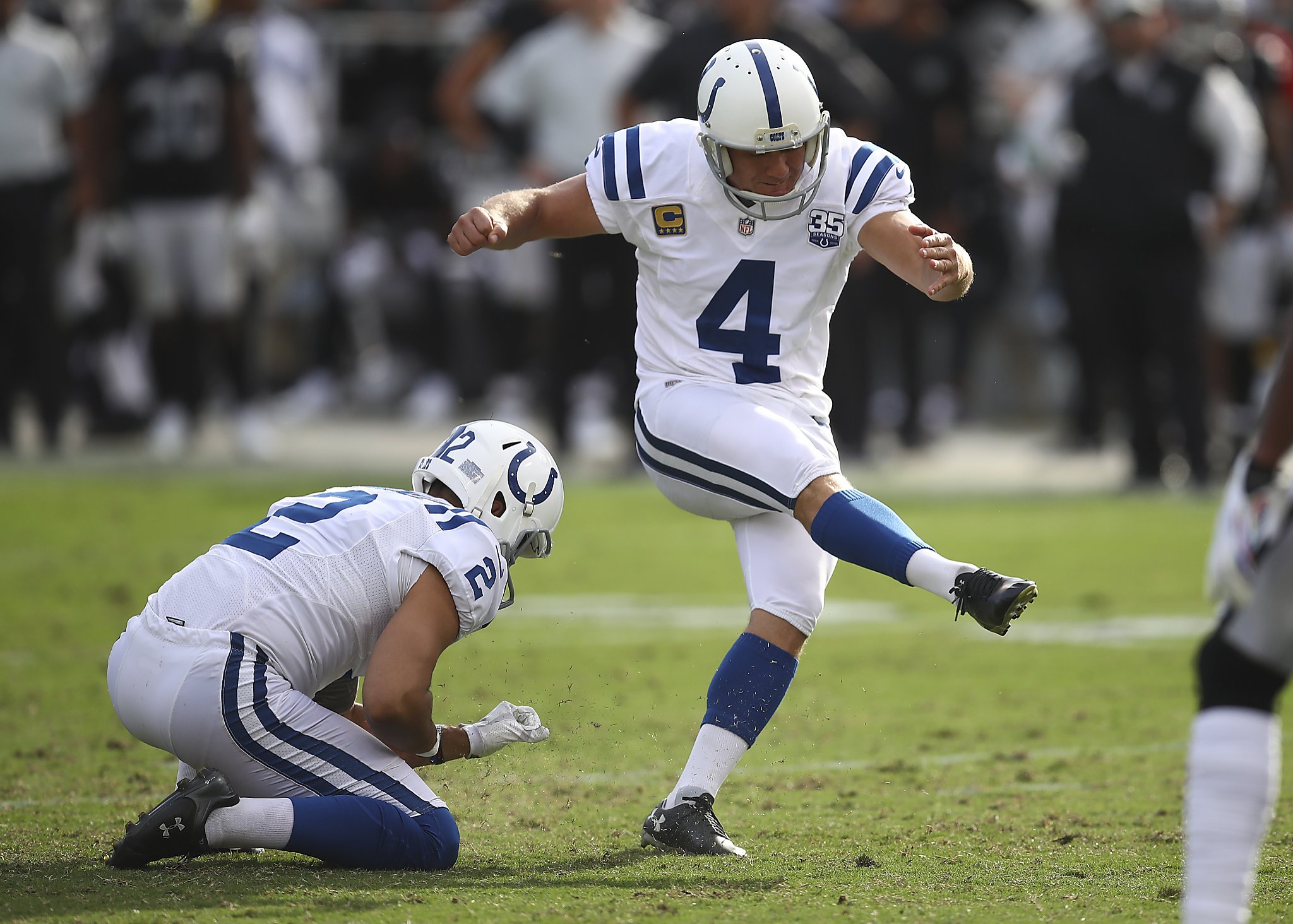 Indy kicker Adam Vinatieri sets NFL scoring record against appropriate foe