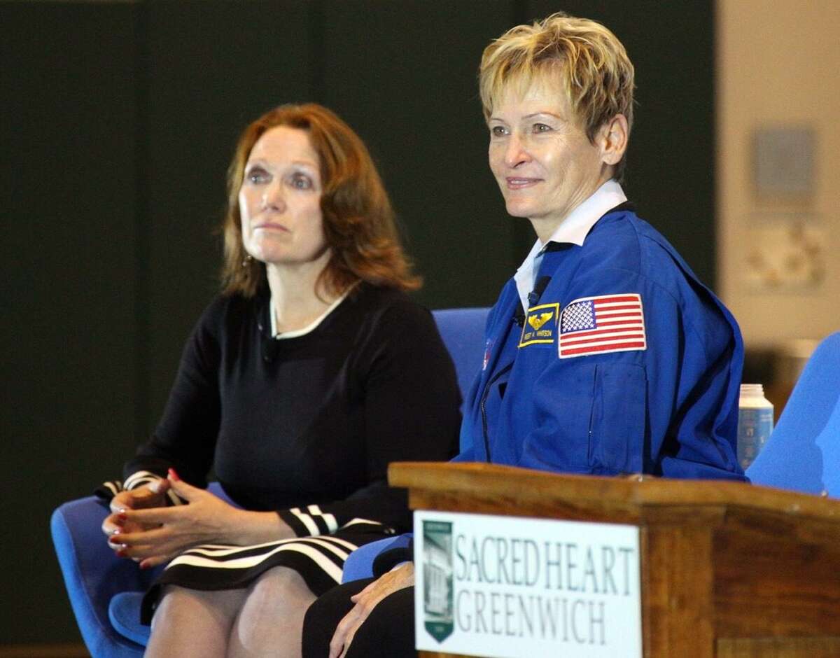 Astronaut lands at Sacred Heart Greenwich