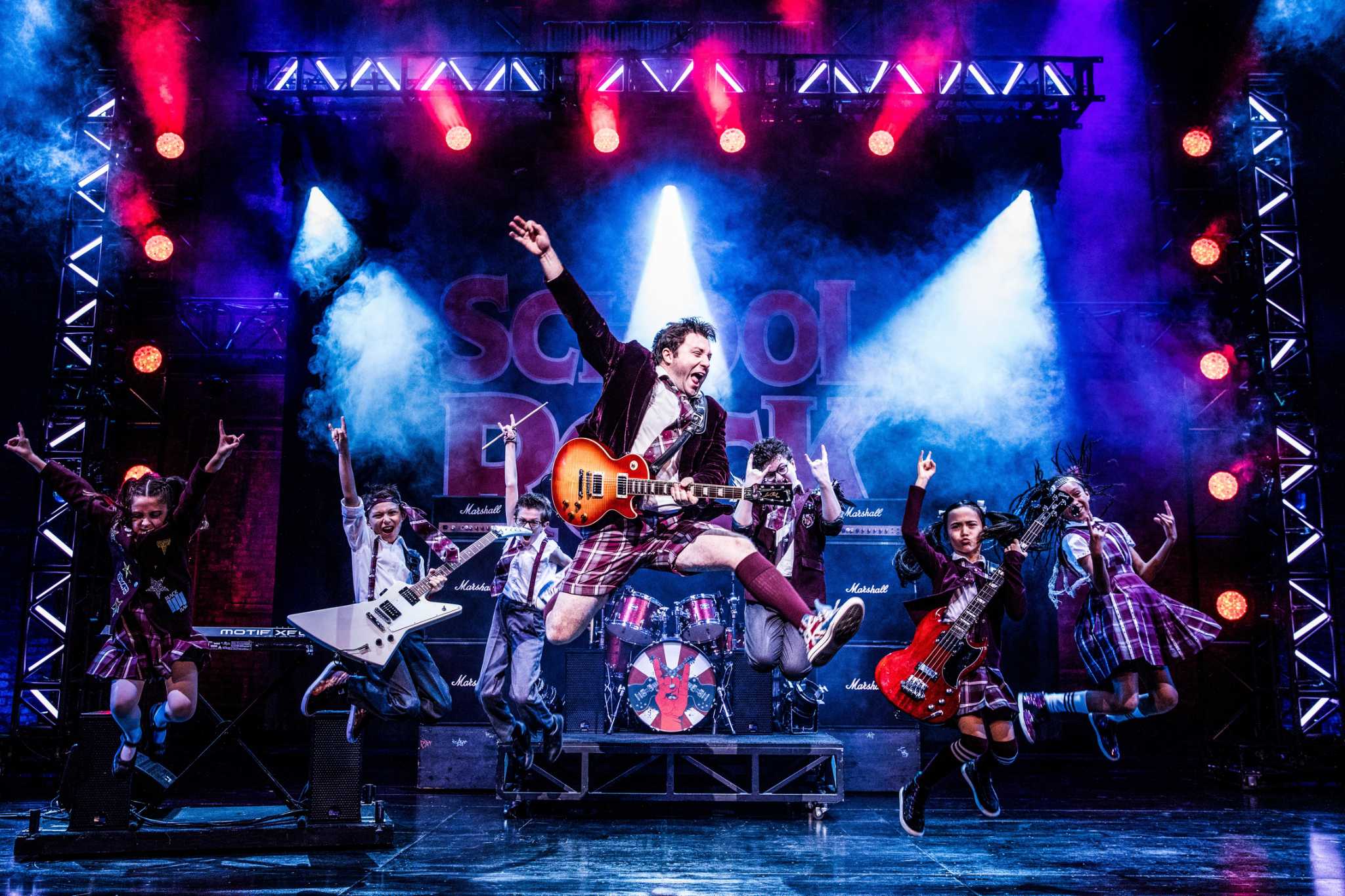 Yep, those ‘School of Rock’ kids are playing their instruments