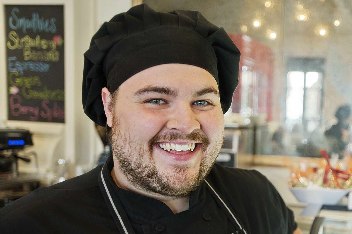 Nolan Schooley, pastry chef at The H, competing in Food Network baking ...