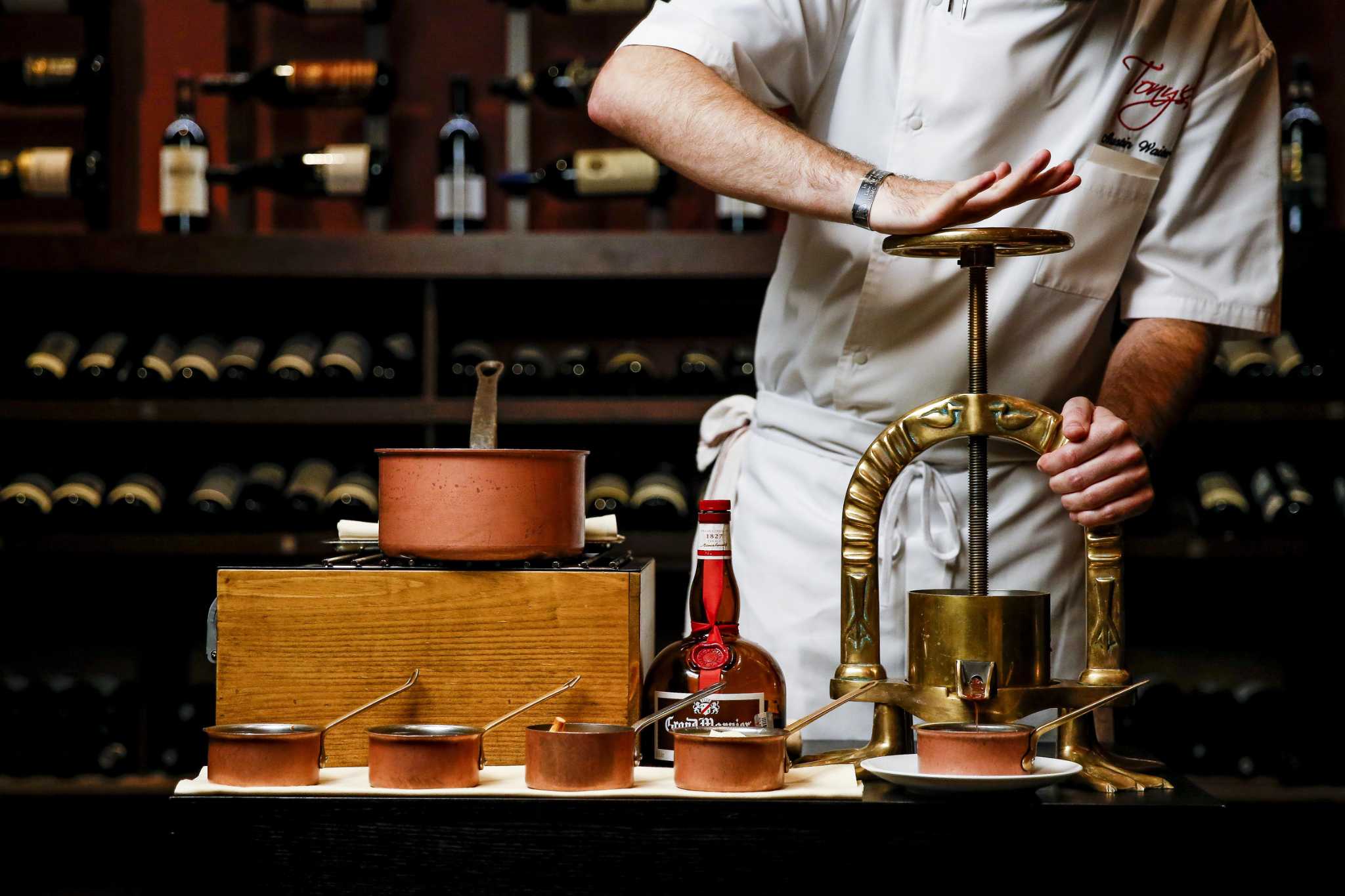 Tony’s executive chef Austin Waiter offers dinner and a social-media show