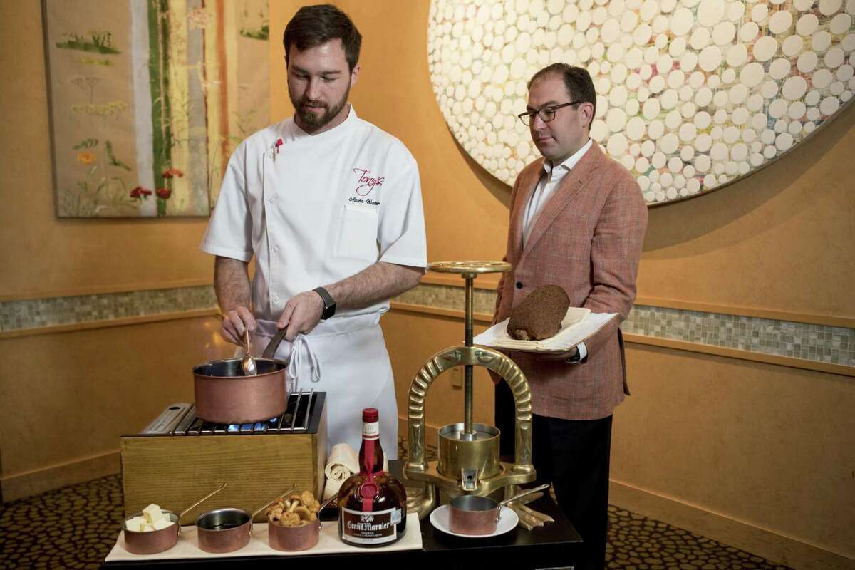 Tony’s executive chef Austin Waiter offers dinner and a social-media show