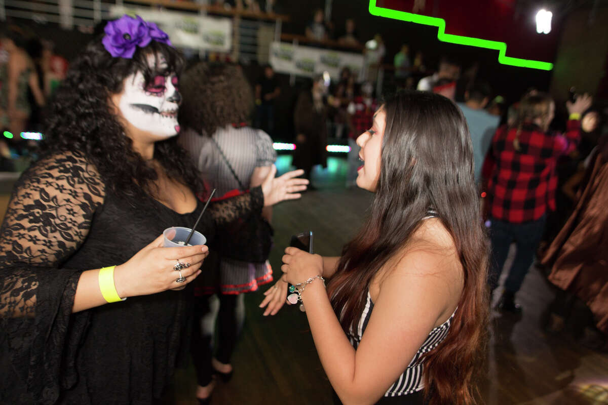 Photos: S.A. Halloween party-goers take over downtown nightclub
