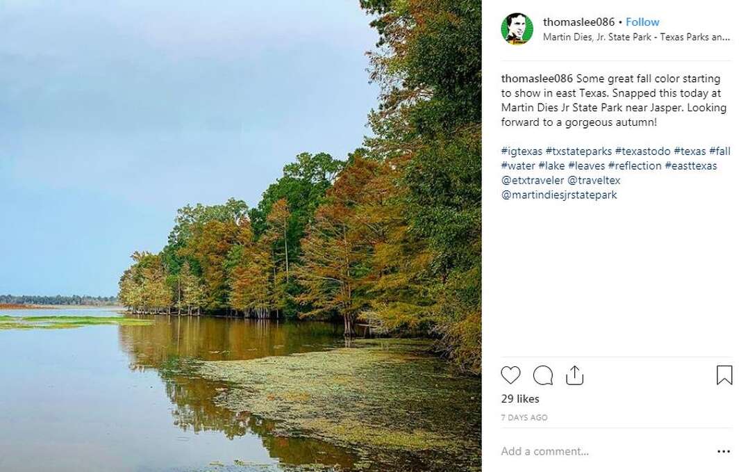 16 beautiful Texas state parks where the leaves are changing colors