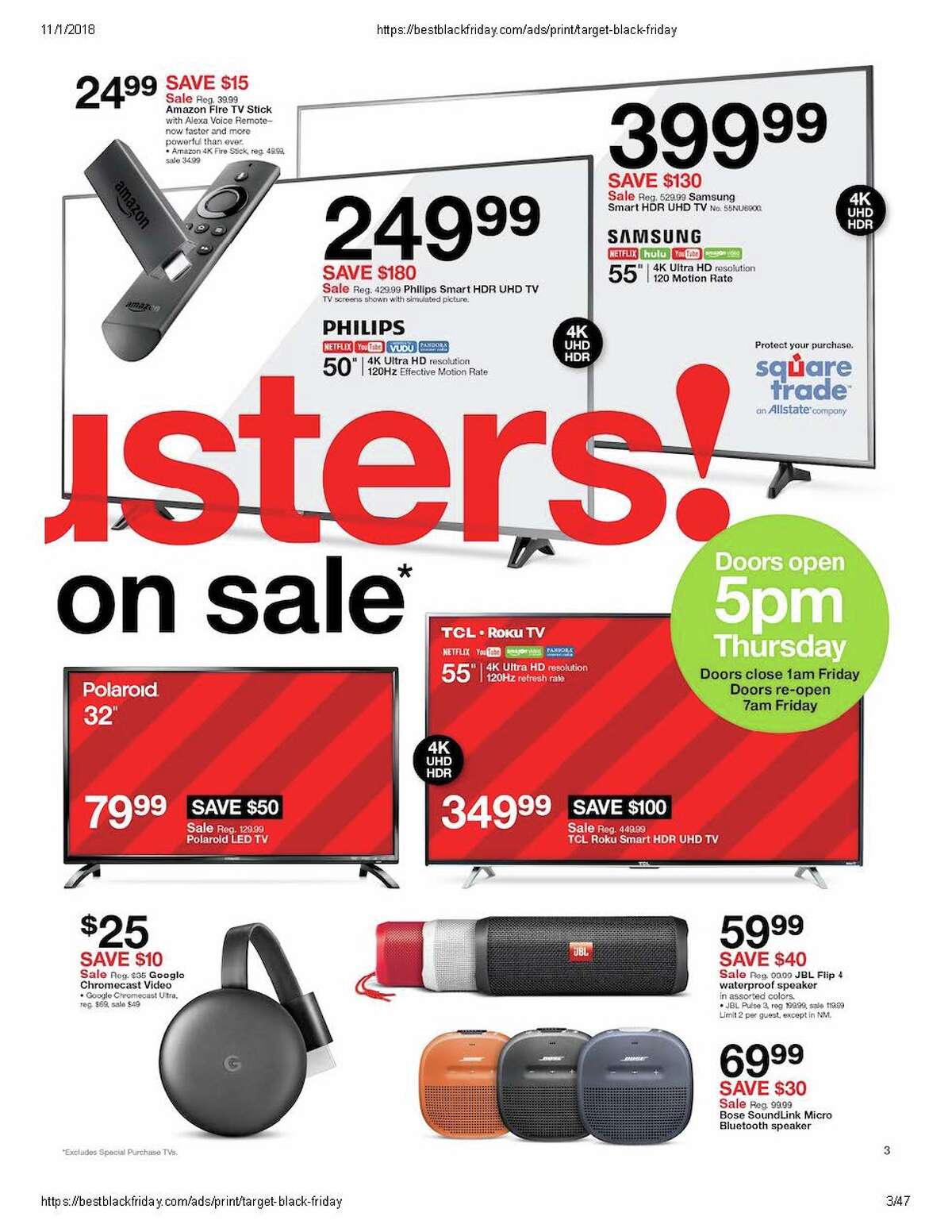 Target Black Friday ad Nov. 1, 2018