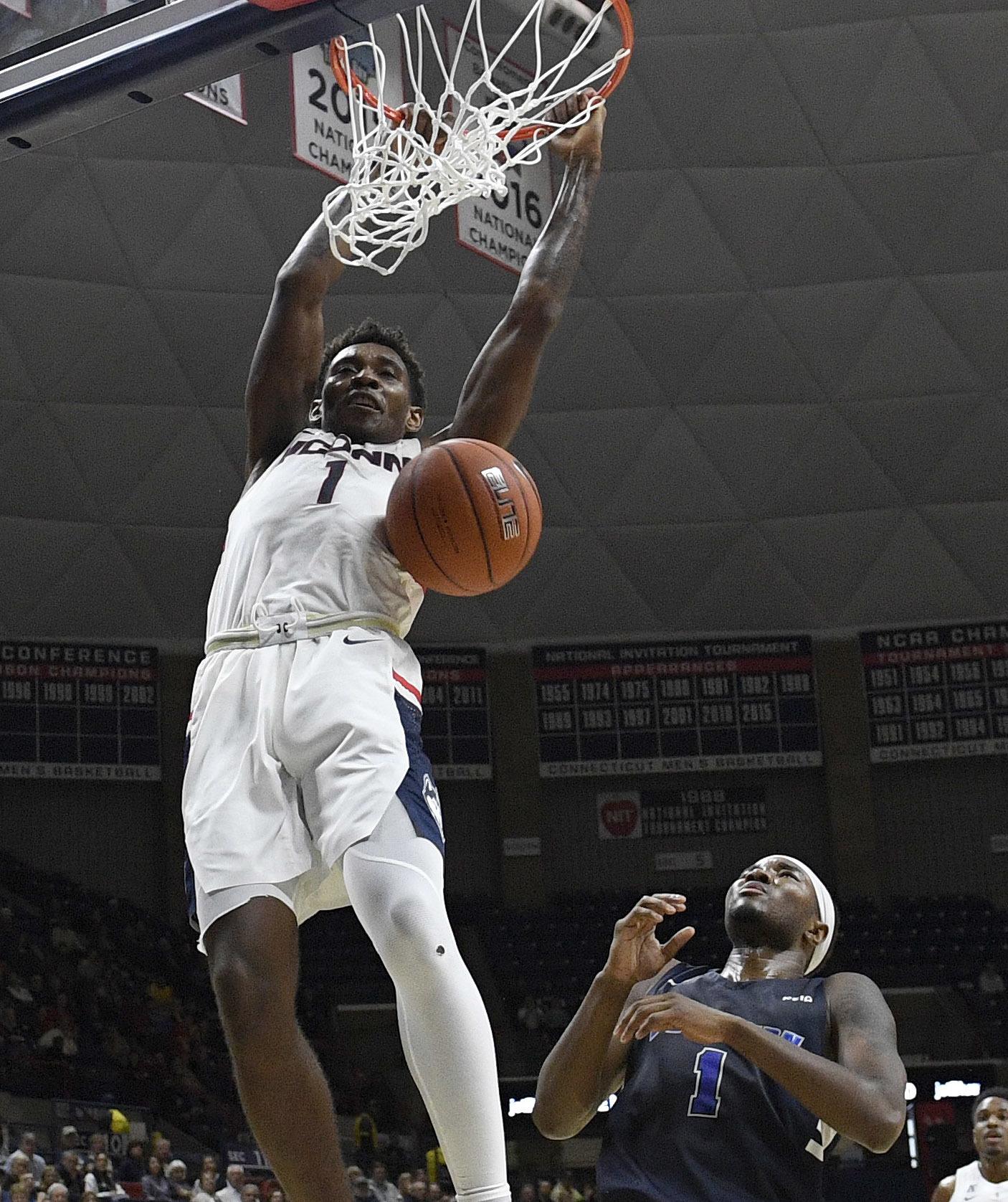 UConn men’s basketball team runs past Southern Connecticut State in ...