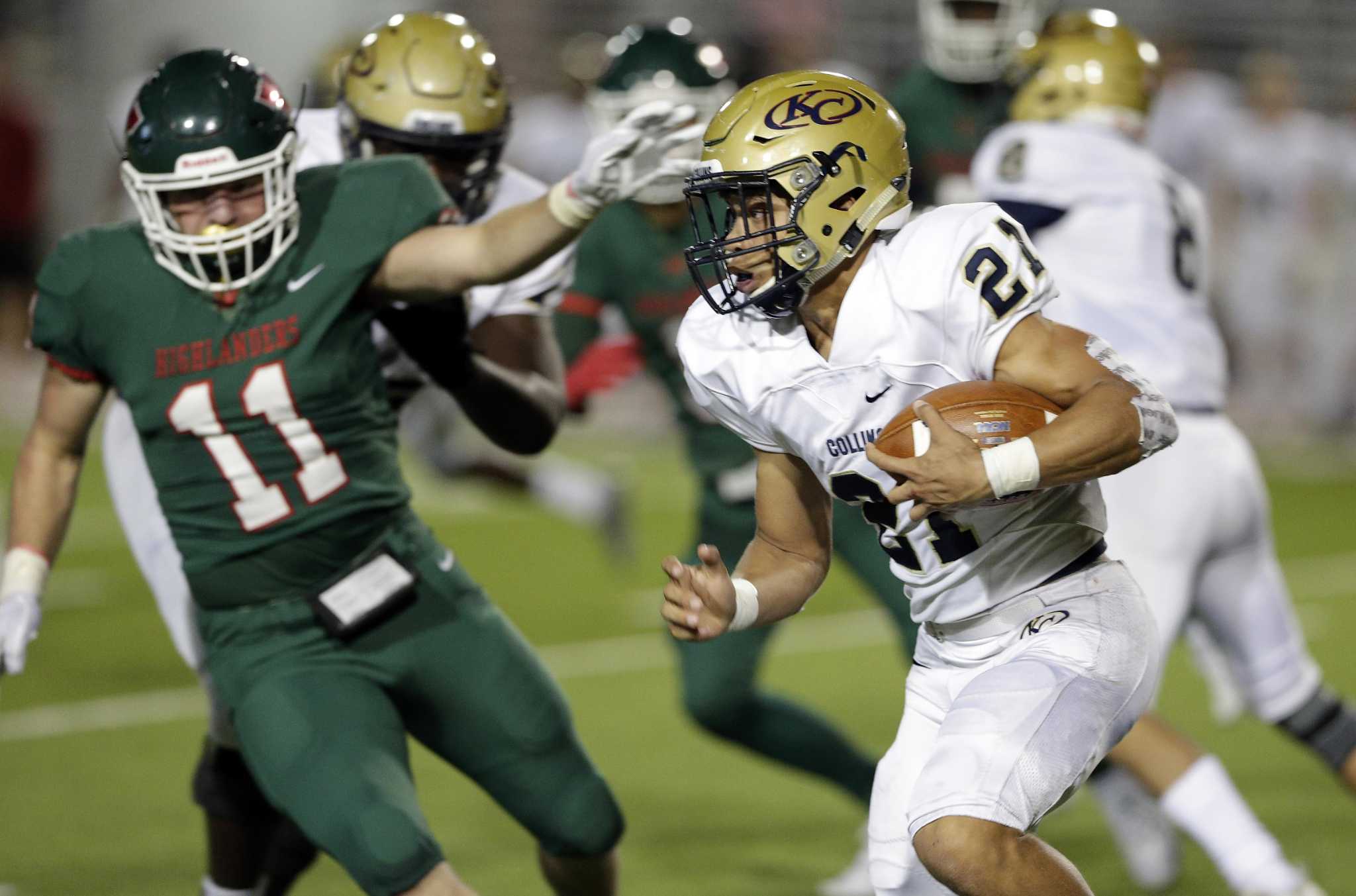 FOOTBALL: Klein Collins earns share of 15-6A crown, ends The Woodlands ...