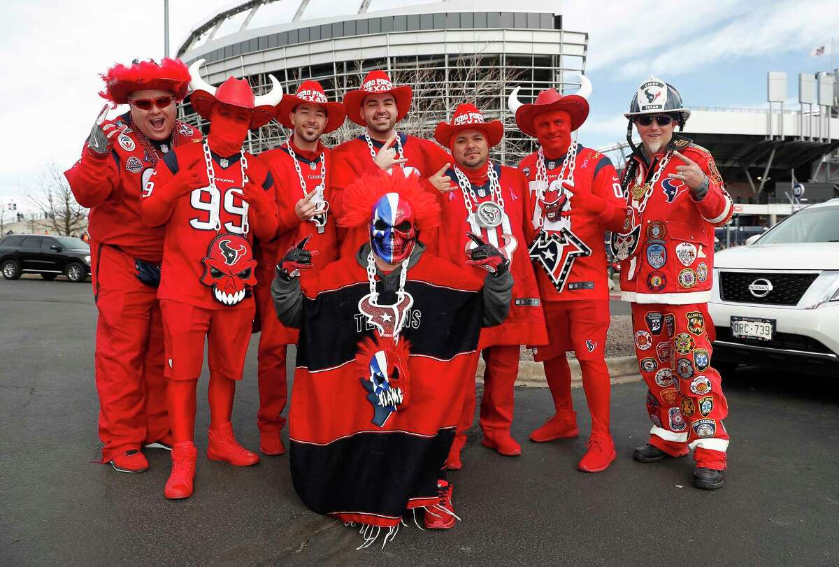 Texans fans travel to watch their team in Denver