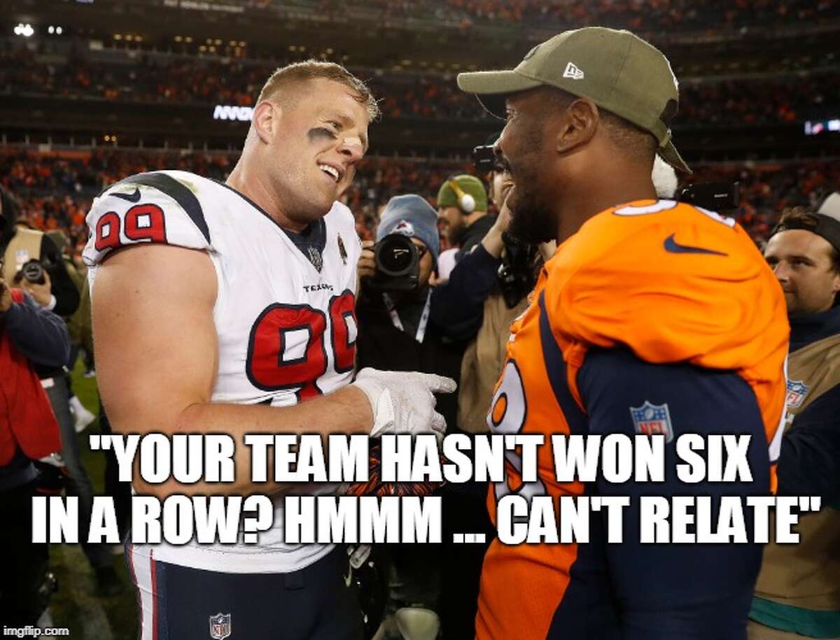 Memes celebrate Texans' sixth straight win