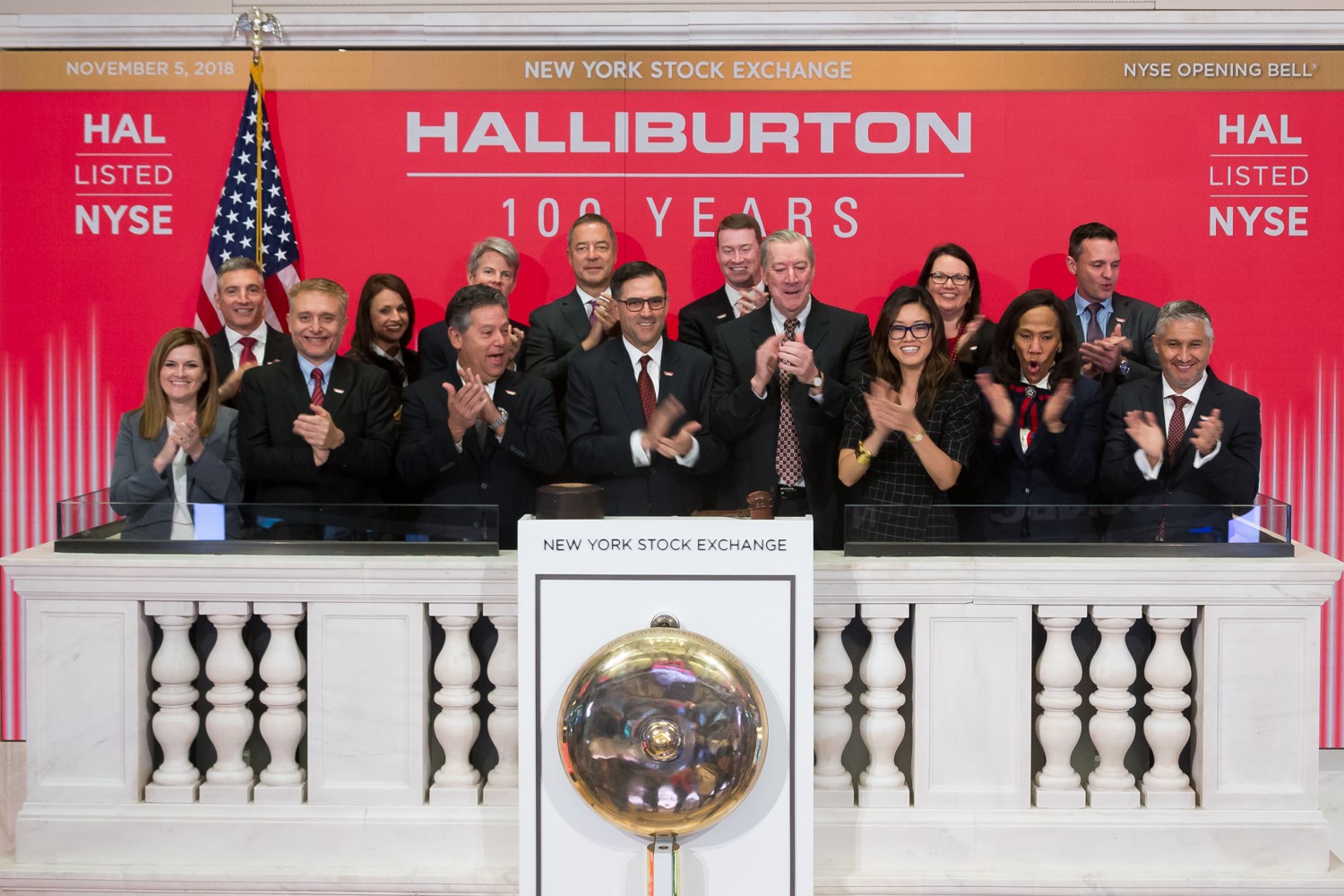 Halliburton rings NYSE opening bell to celebrate 100 years