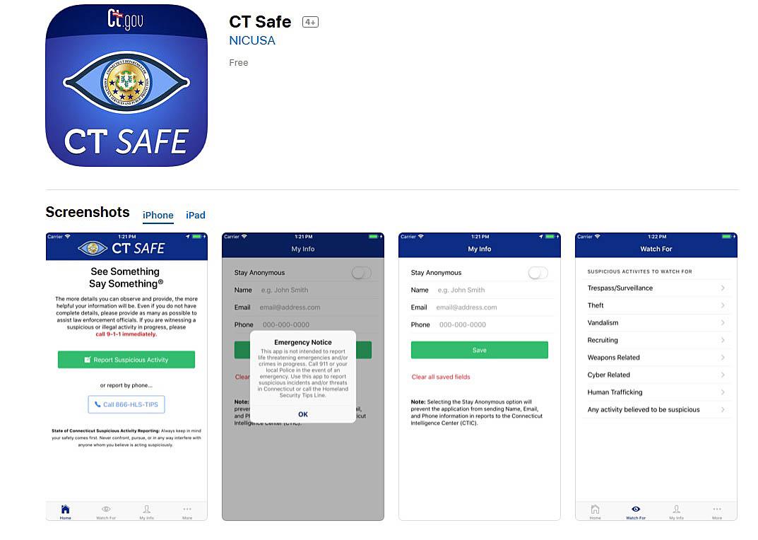 State unveils new app to report suspicious activity