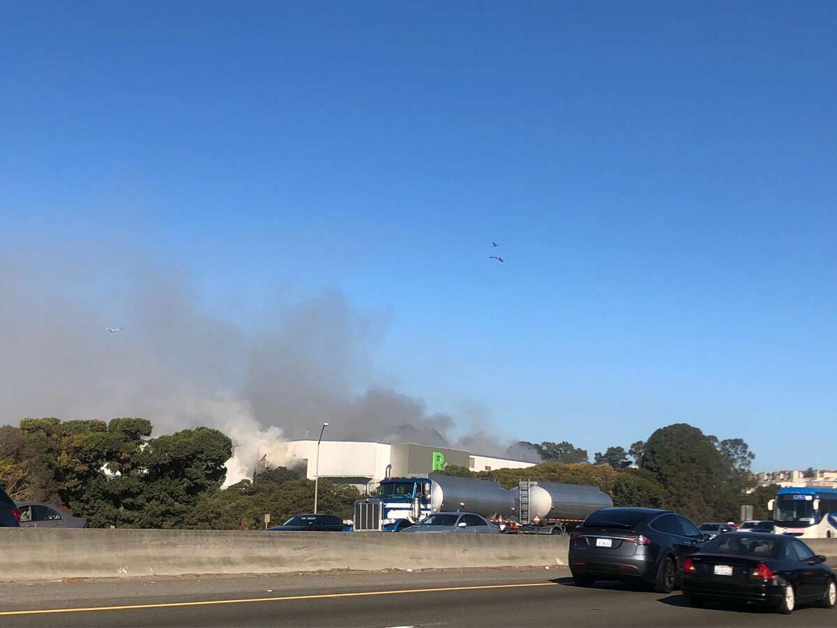 Fire at garbage facility sending smoke into southern parts of SF