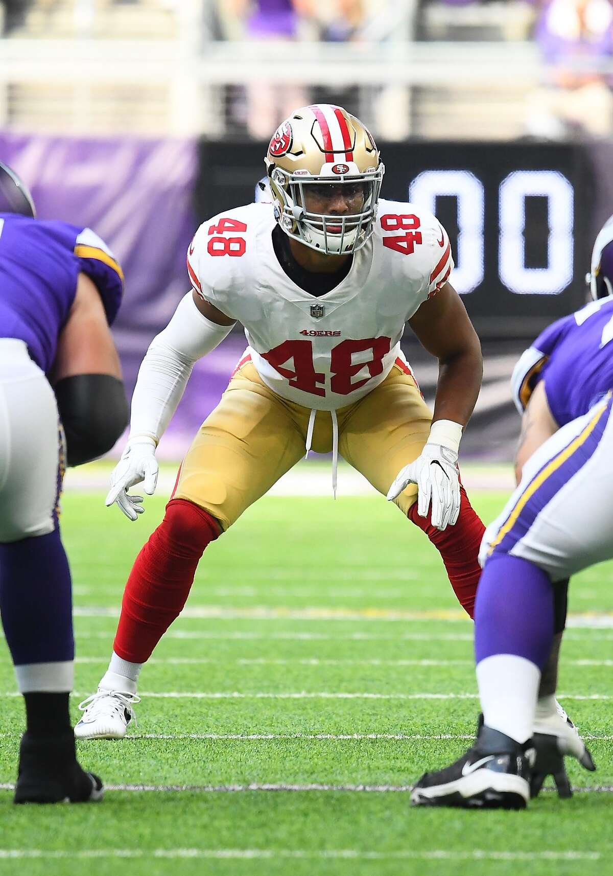 Linebacker Fred Warner has been 49ers’ biggest surprise