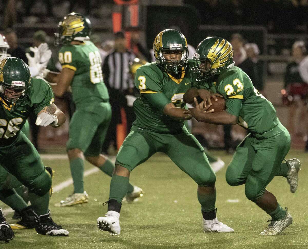 FOOTBALL: The Woodlands rumbles past Klein Forest, claims share of ...