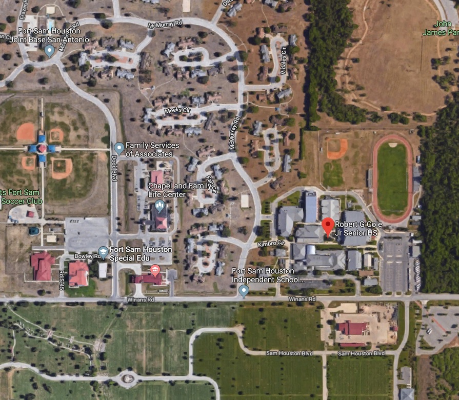Plano Del Edificio Del Fort Sam Houston Fort Sam Houston CCS