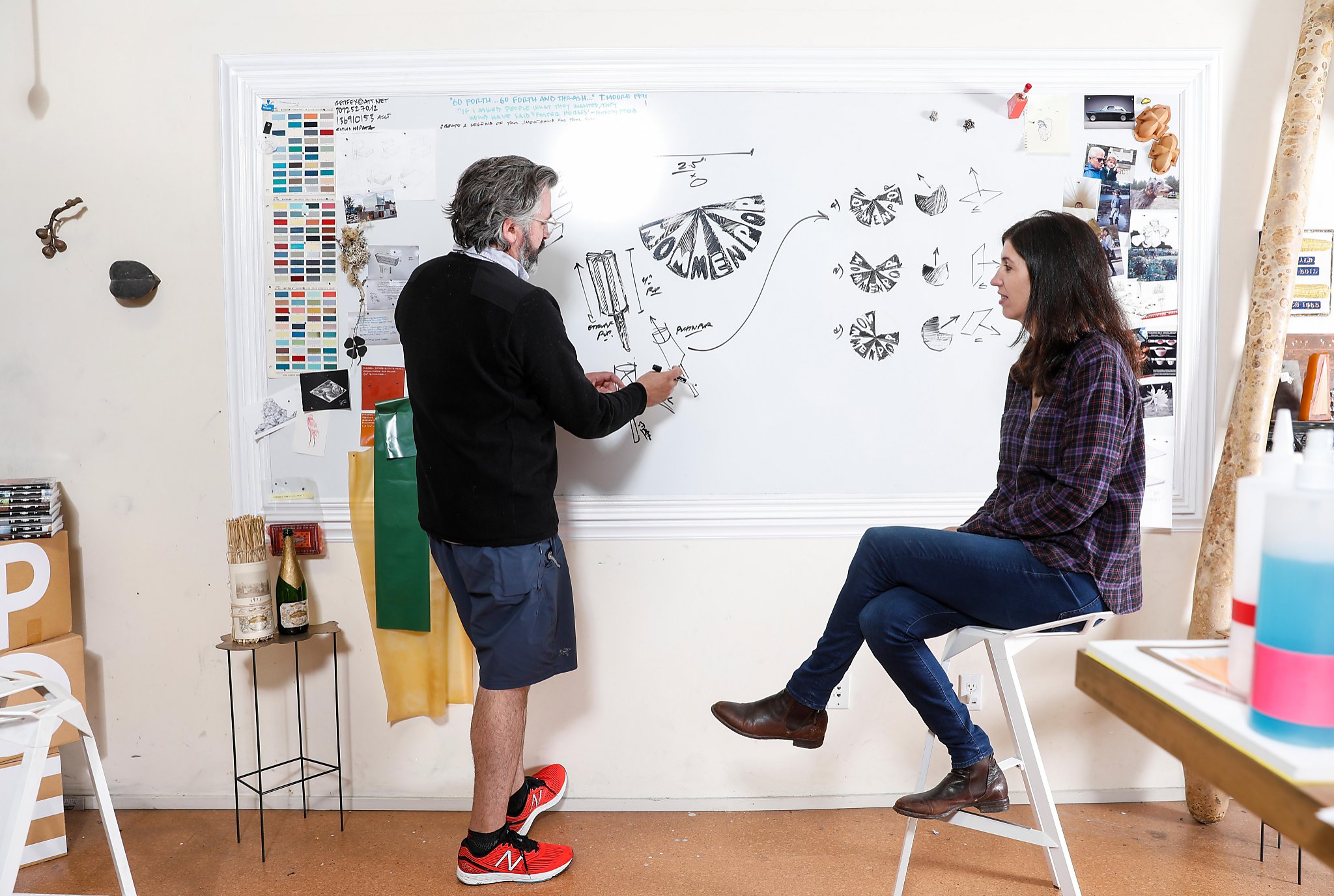 First crush: Wine label artist and vintner entwined by wine in Napa