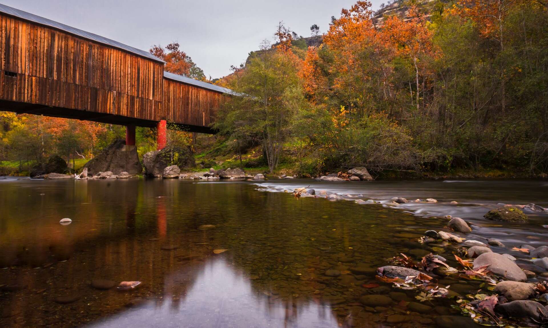 132-year-old Honey Run Covered Bridge, the last of its kind, destroyed ...