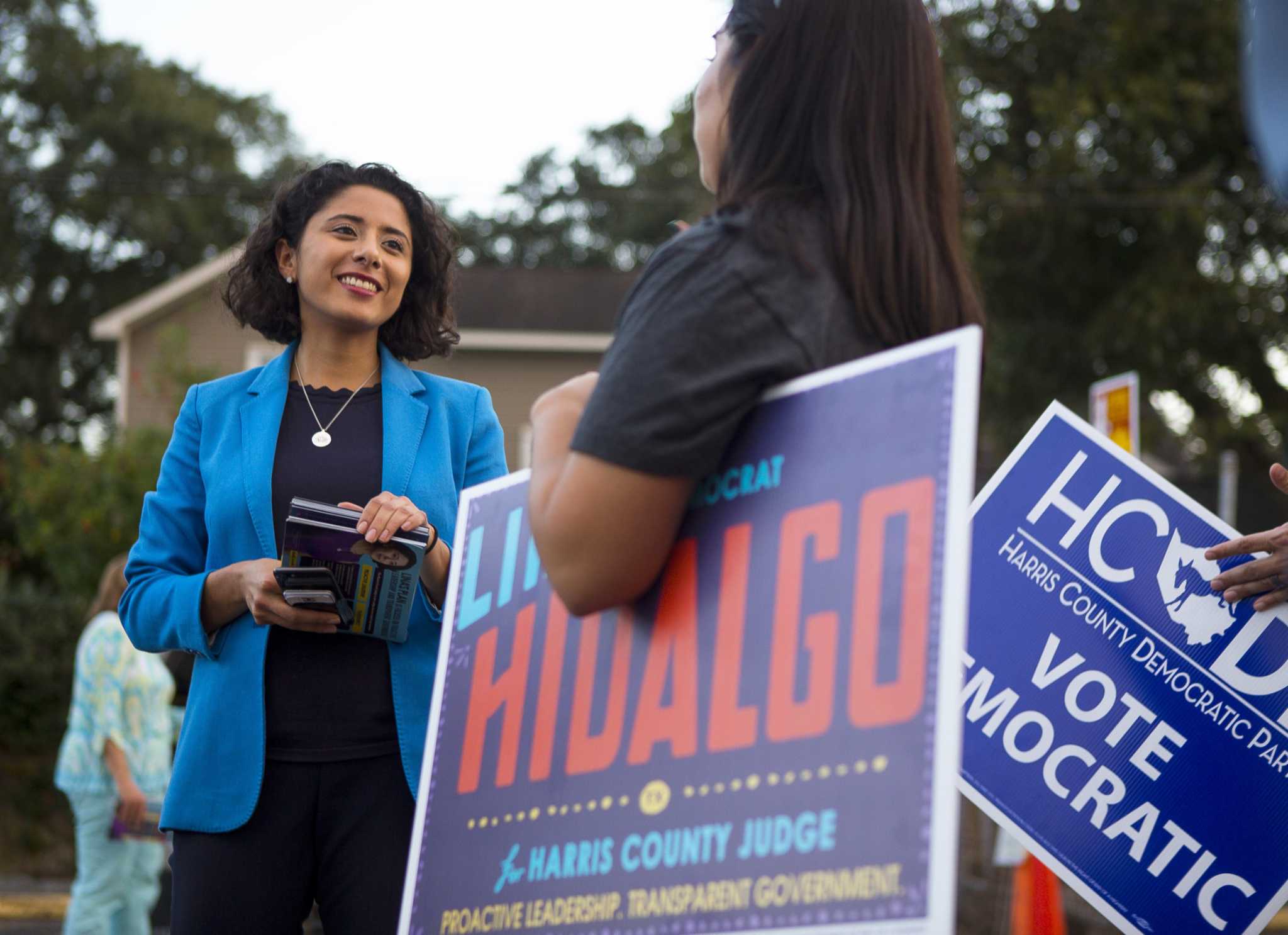 Lina Hidalgo earned the right to serve as Harris County judge