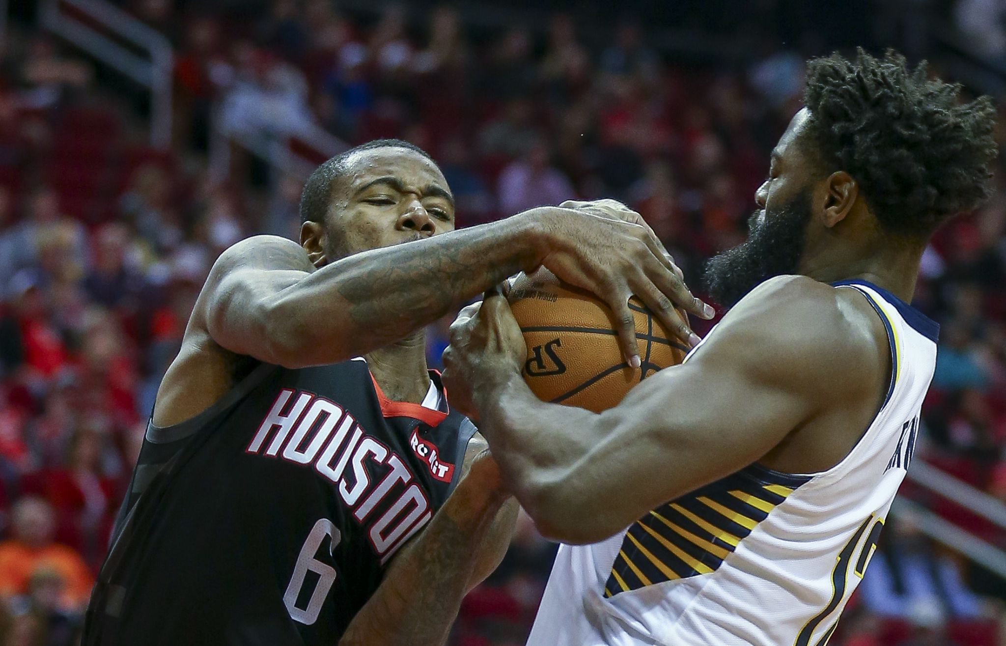 Rockets' Gary Clark responding to bright lights of the NBA