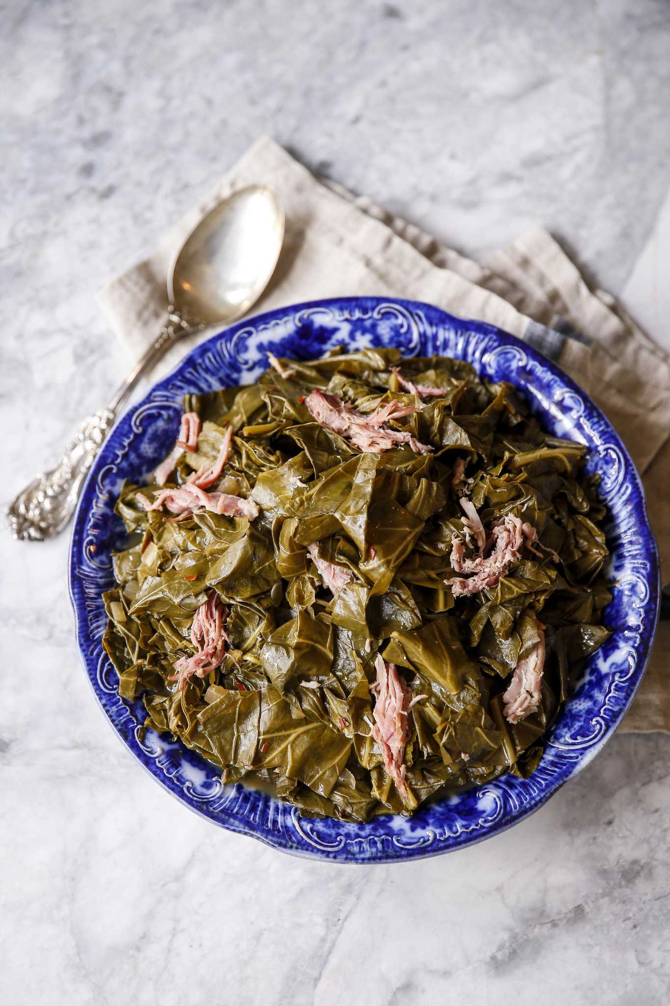 Southern Thanksgiving recipe: Braised Collard Greens from Feges BBQ