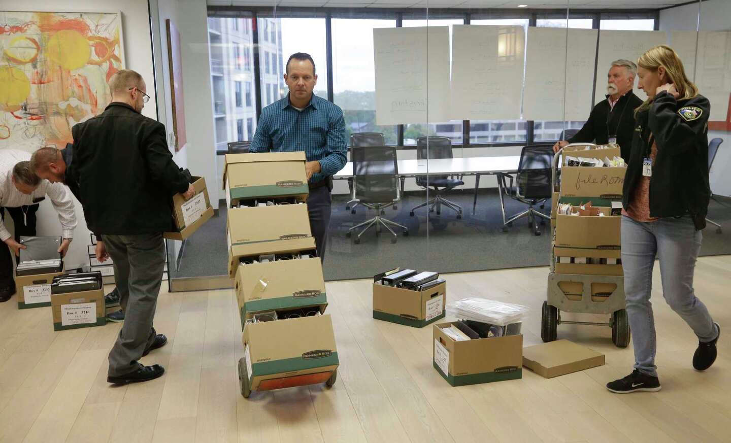 Investigators search office of ex-Harris County GOP chairman Jared Woodfill