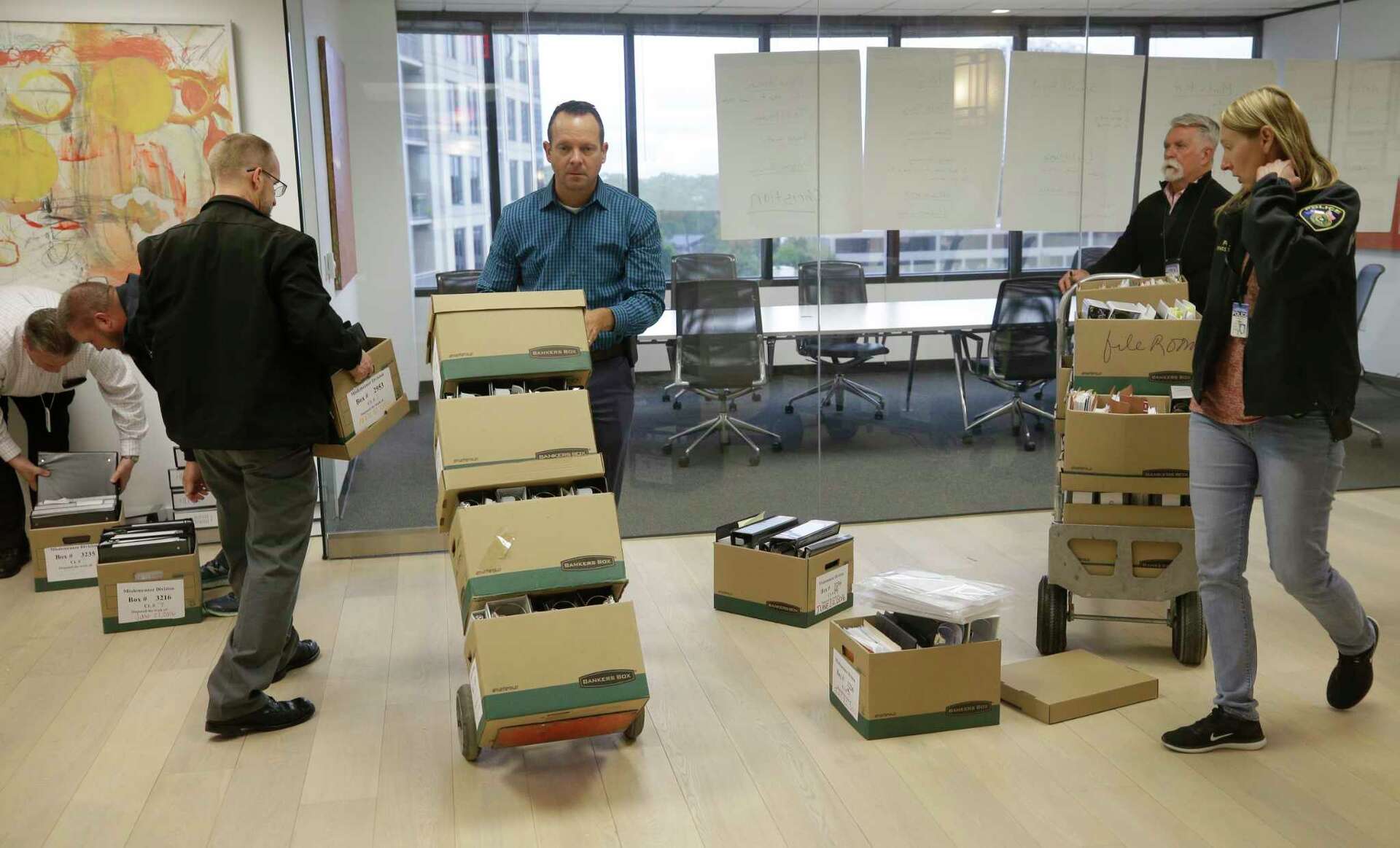 Investigators search office of ex-Harris County GOP chairman Jared Woodfill