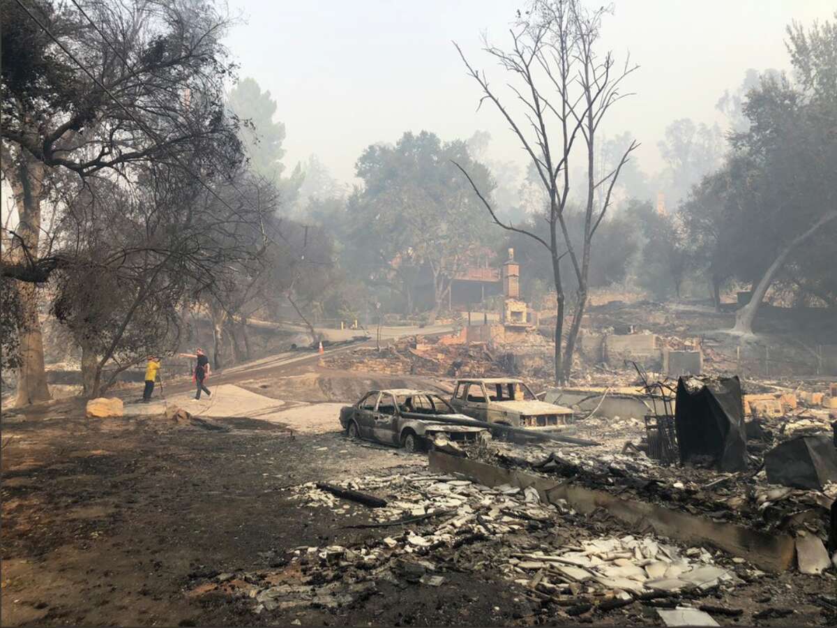 One half is green, the other is gone: Aerial photos show extent of ...