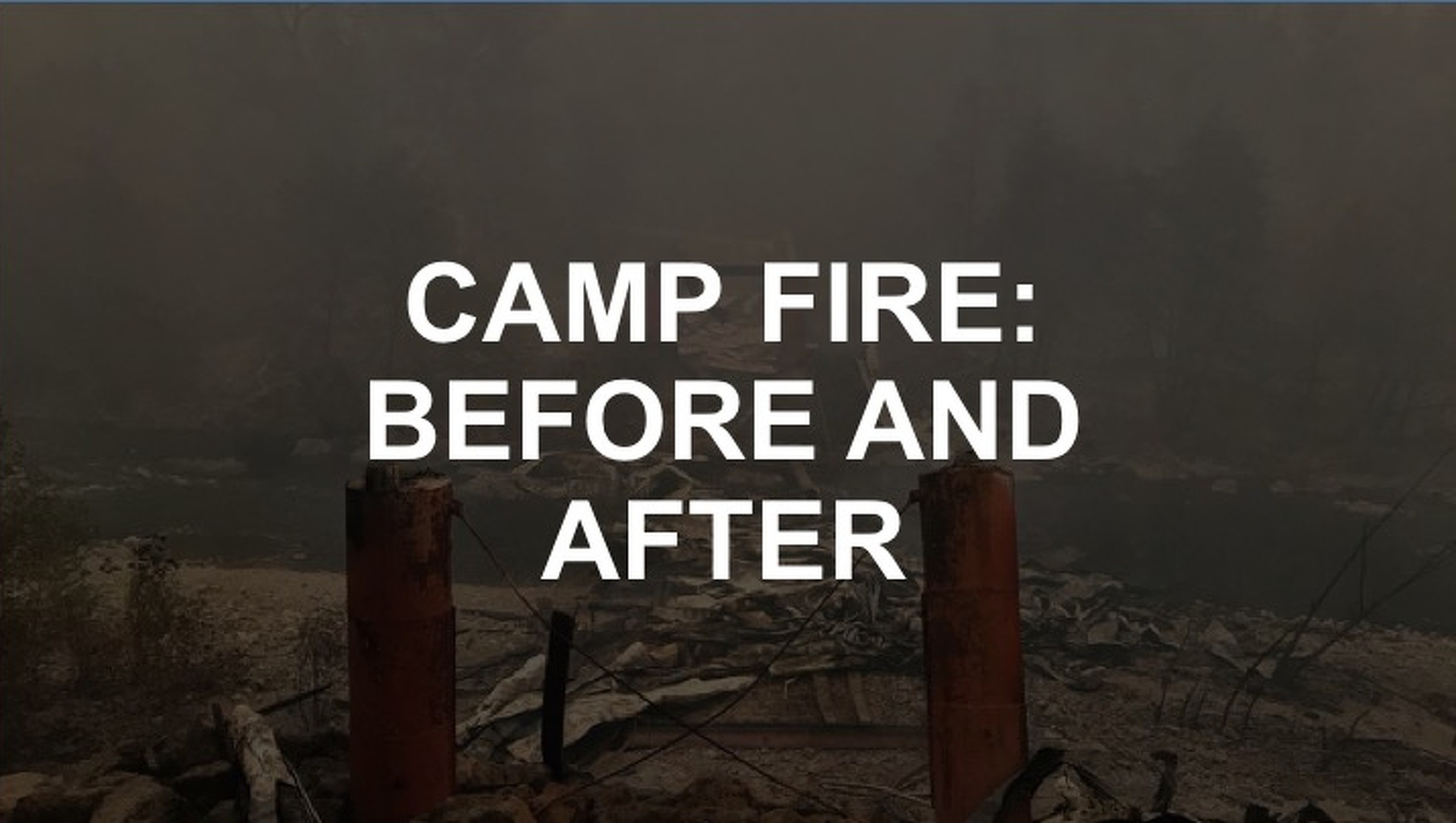 This map shows homes destroyed in the Camp Fire, and those that survived