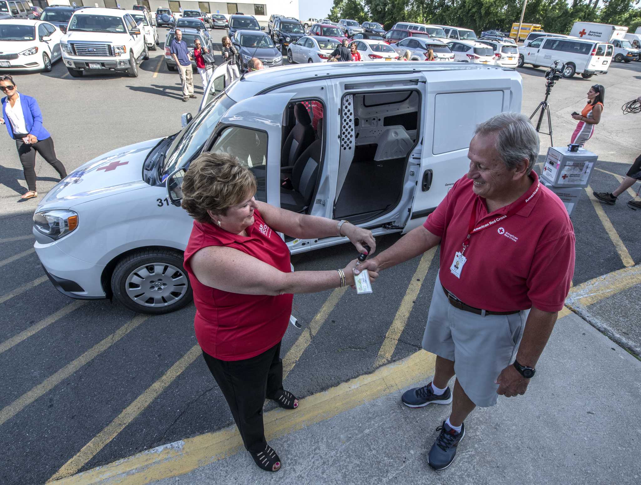 Red Cross van keeps blood flowing to hospitals