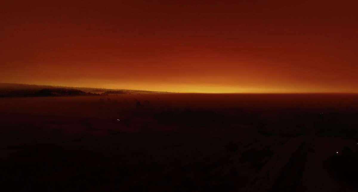 Drone footage shows the shocking conditions in smoke-filled Chico