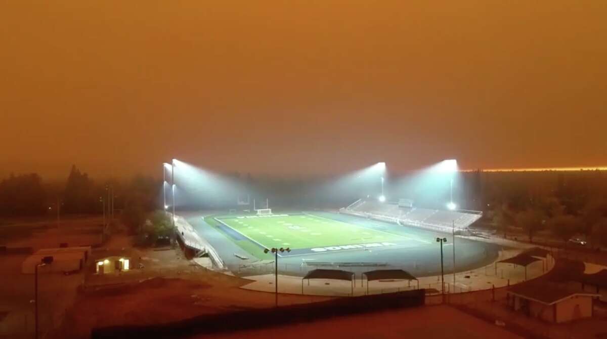 Drone footage shows the shocking conditions in smoke-filled Chico