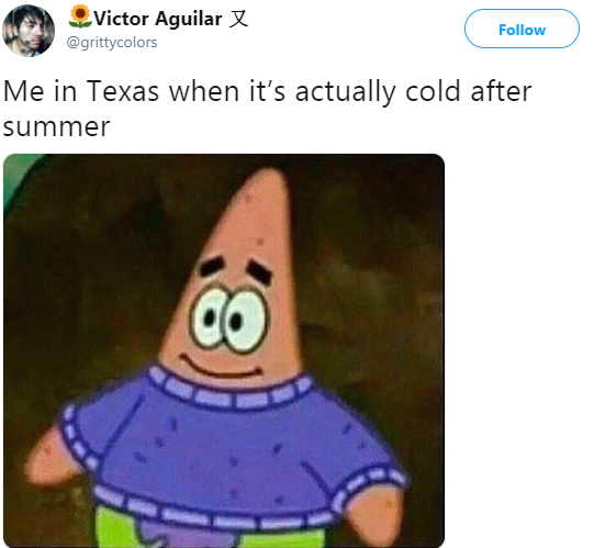 Patrick Meme Cold Weather