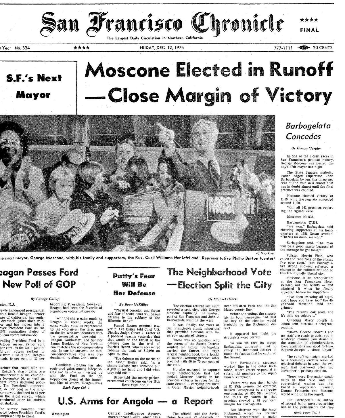 Tribute to Milk and Moscone: Found photos show SF leaders in younger days