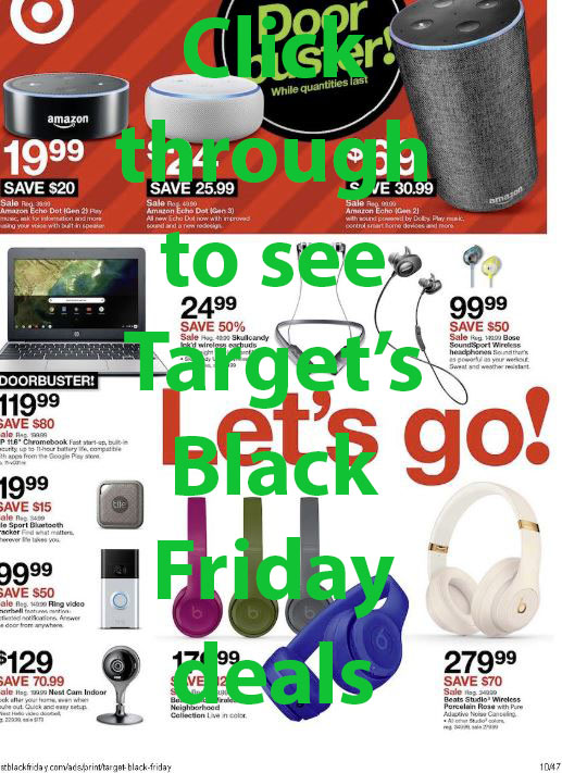 Target Black Friday ad Nov. 1, 2018