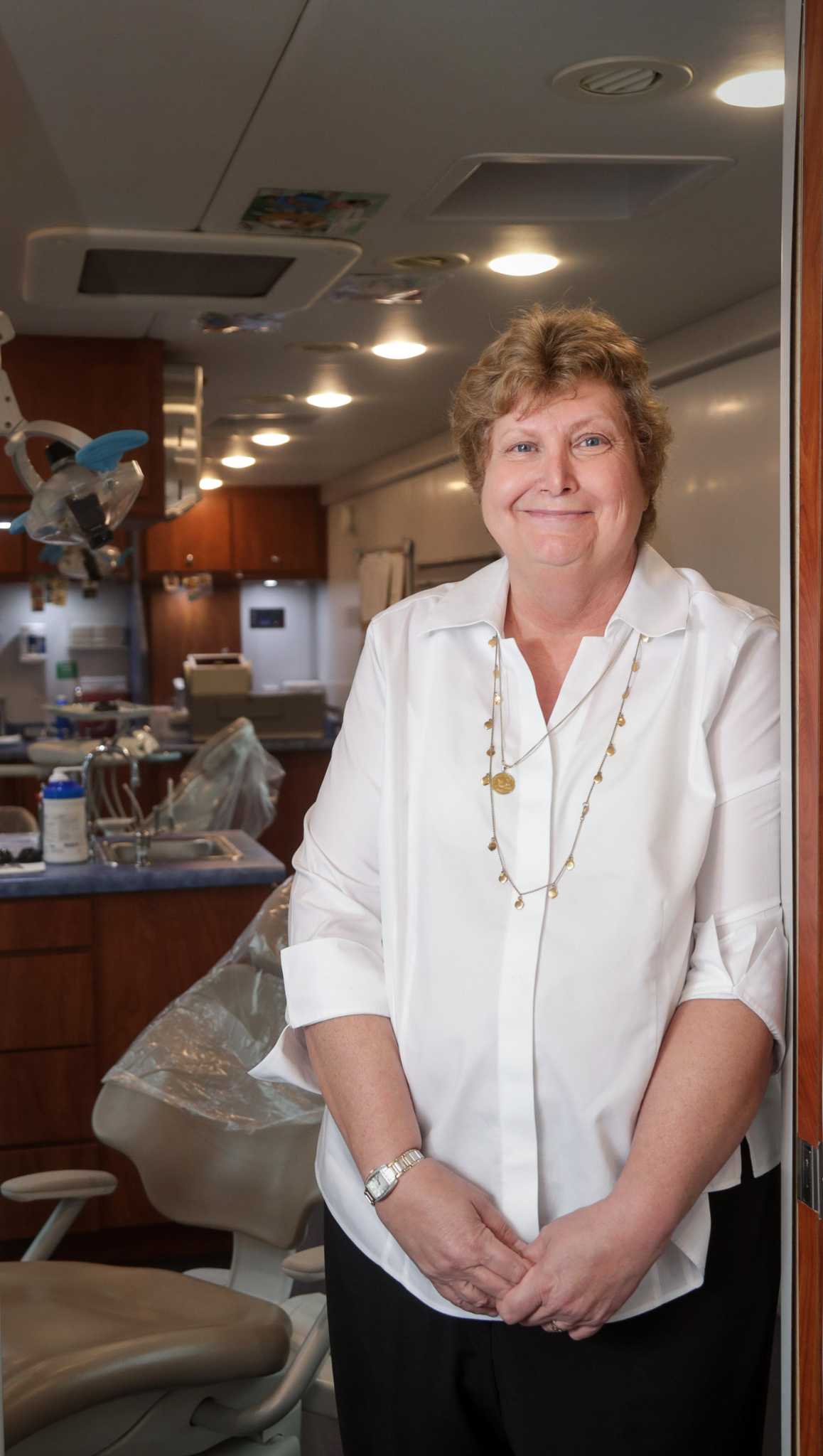 Carol Paret helps the medically illiterate