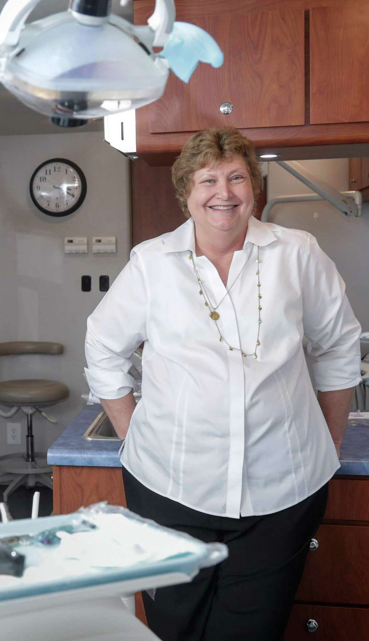 Carol Paret helps the medically illiterate