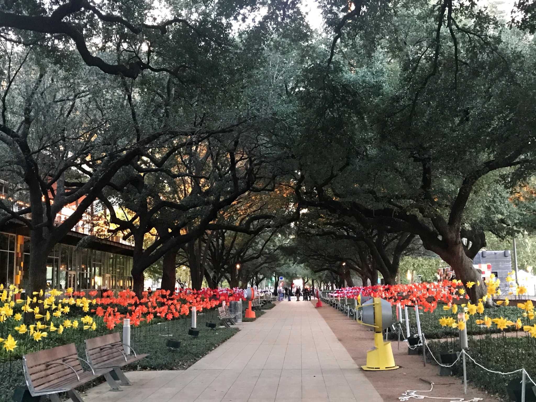 Cocolab’s ‘Gust’ makes wind visible, colorfully, at Discovery Green