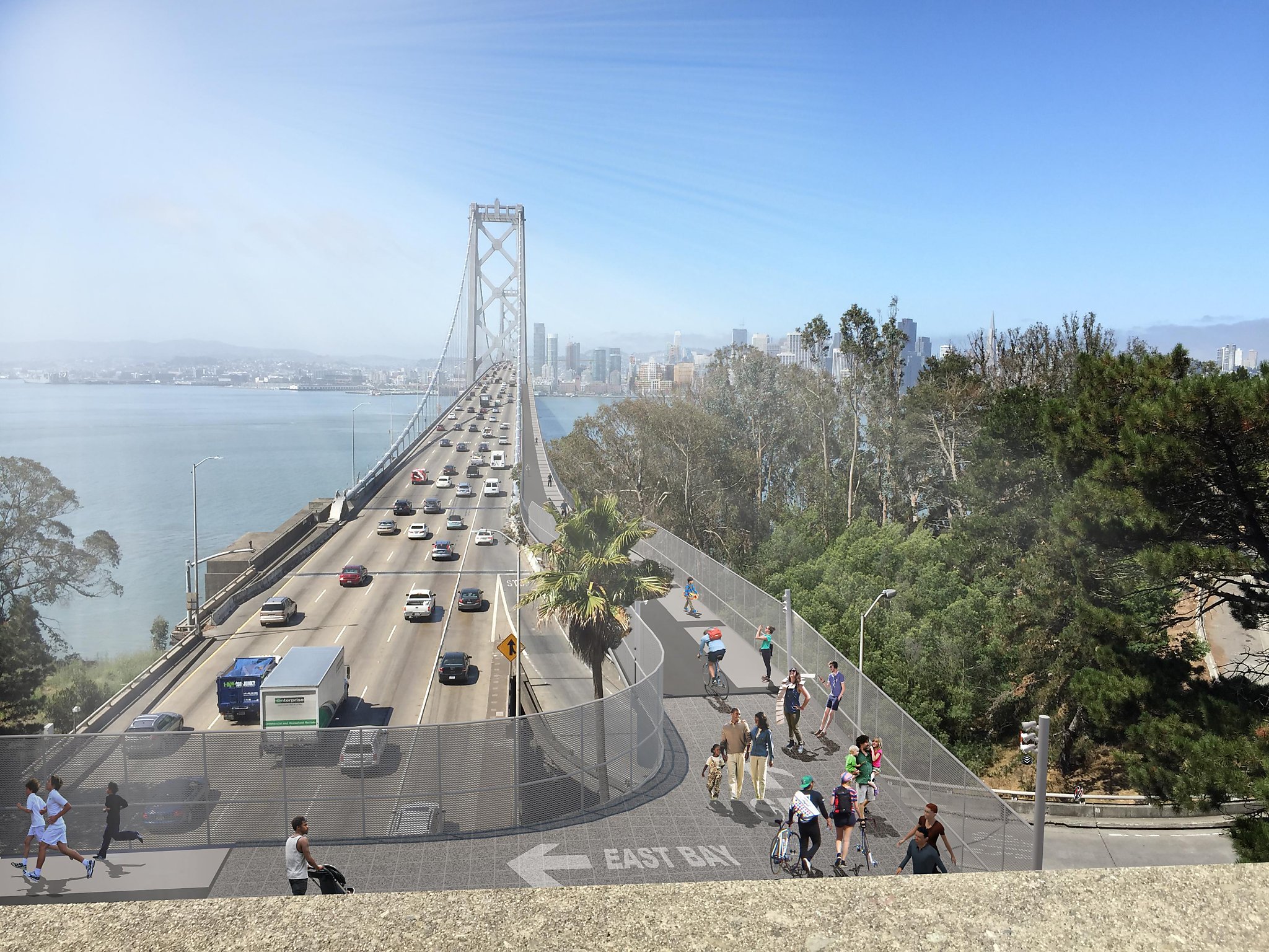 Cyclists’ dream of crossing Bay Bridge moves forward on slow, pricey roll