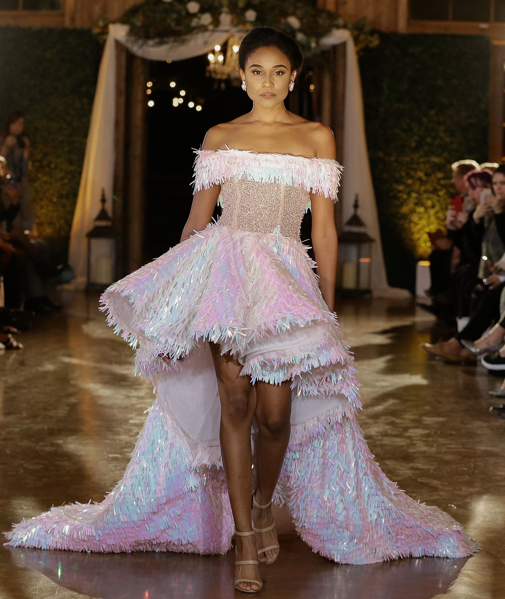 Sheer looks on display in Houston designer’s daring new collection ...