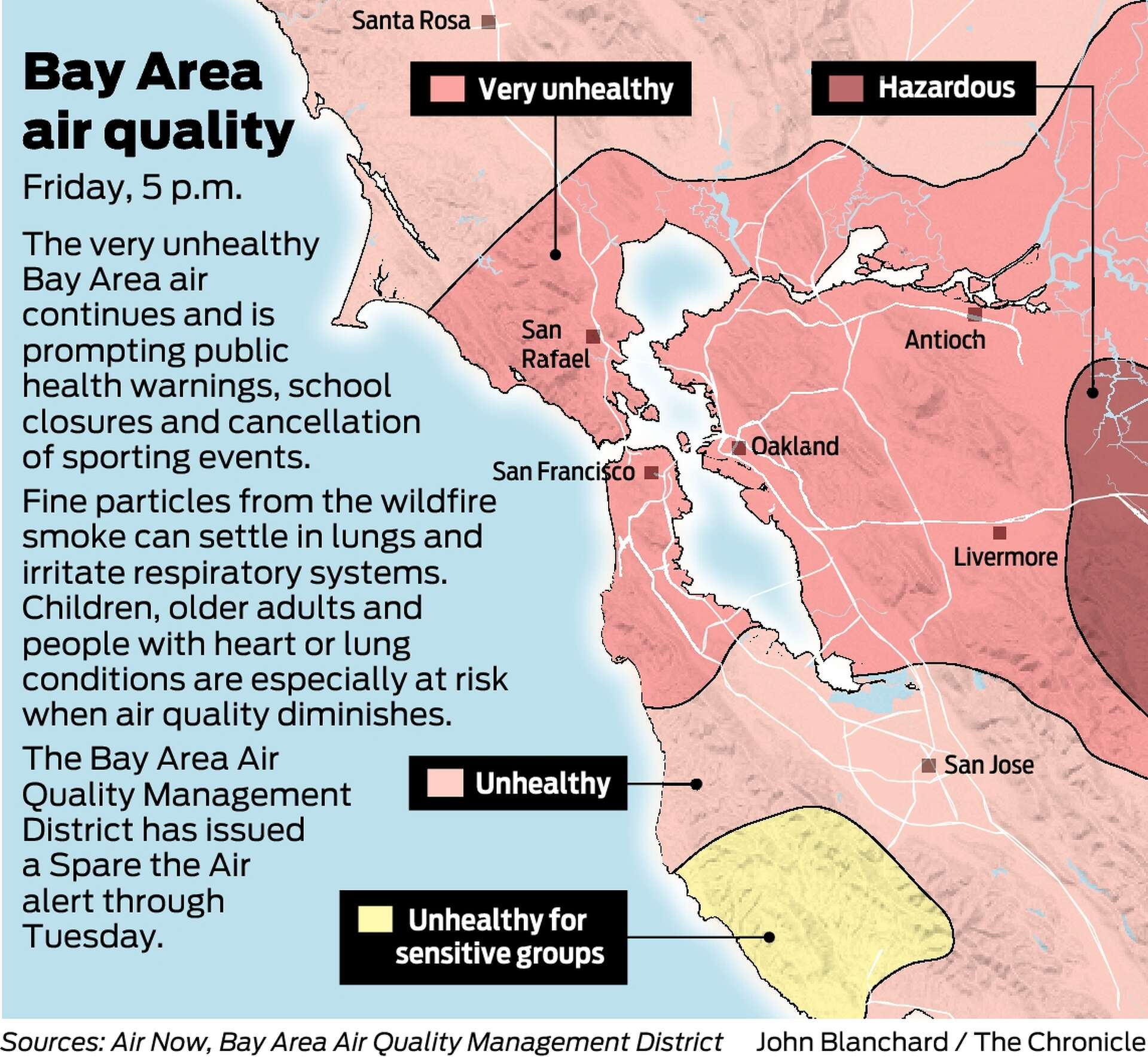 Most outdoor events in Bay Area are smoked out — even watching a meteor ...