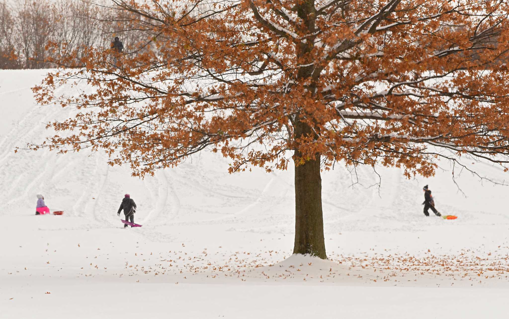 Photos of first snows from years gone by