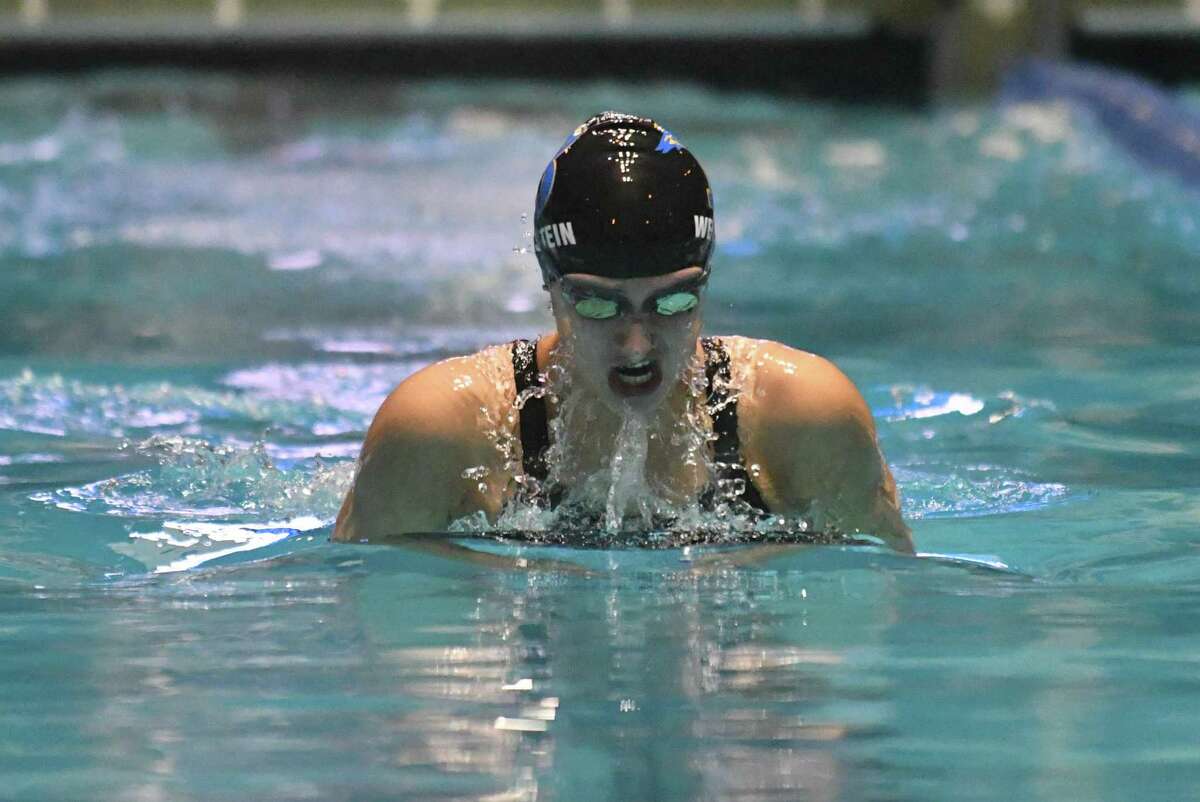 Greenwich girls swimming nips Cheshire for 4th straight State Open title