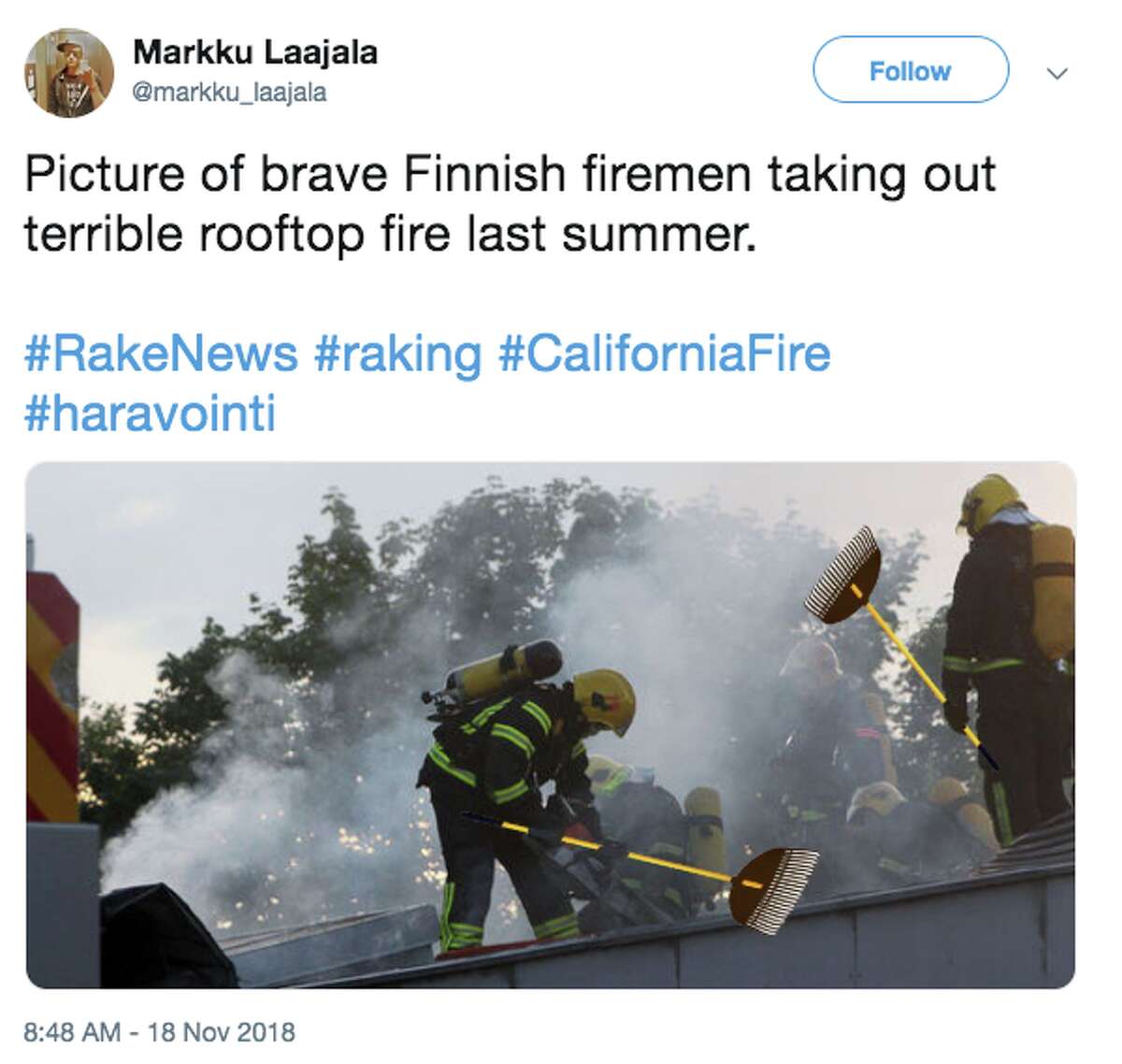Finland churns out hilarious memes mocking Trump's raking comment