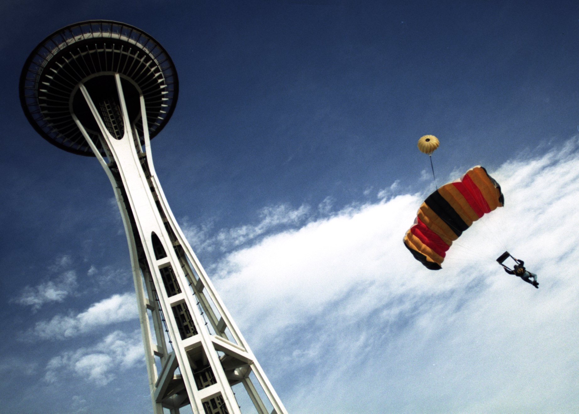 This week in history: People BASE jumped off the Space Needle