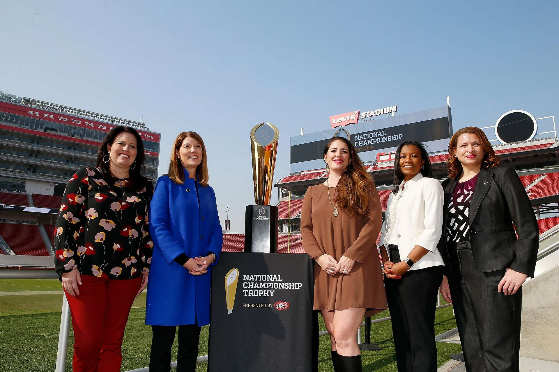 College football’s title game largely run by women