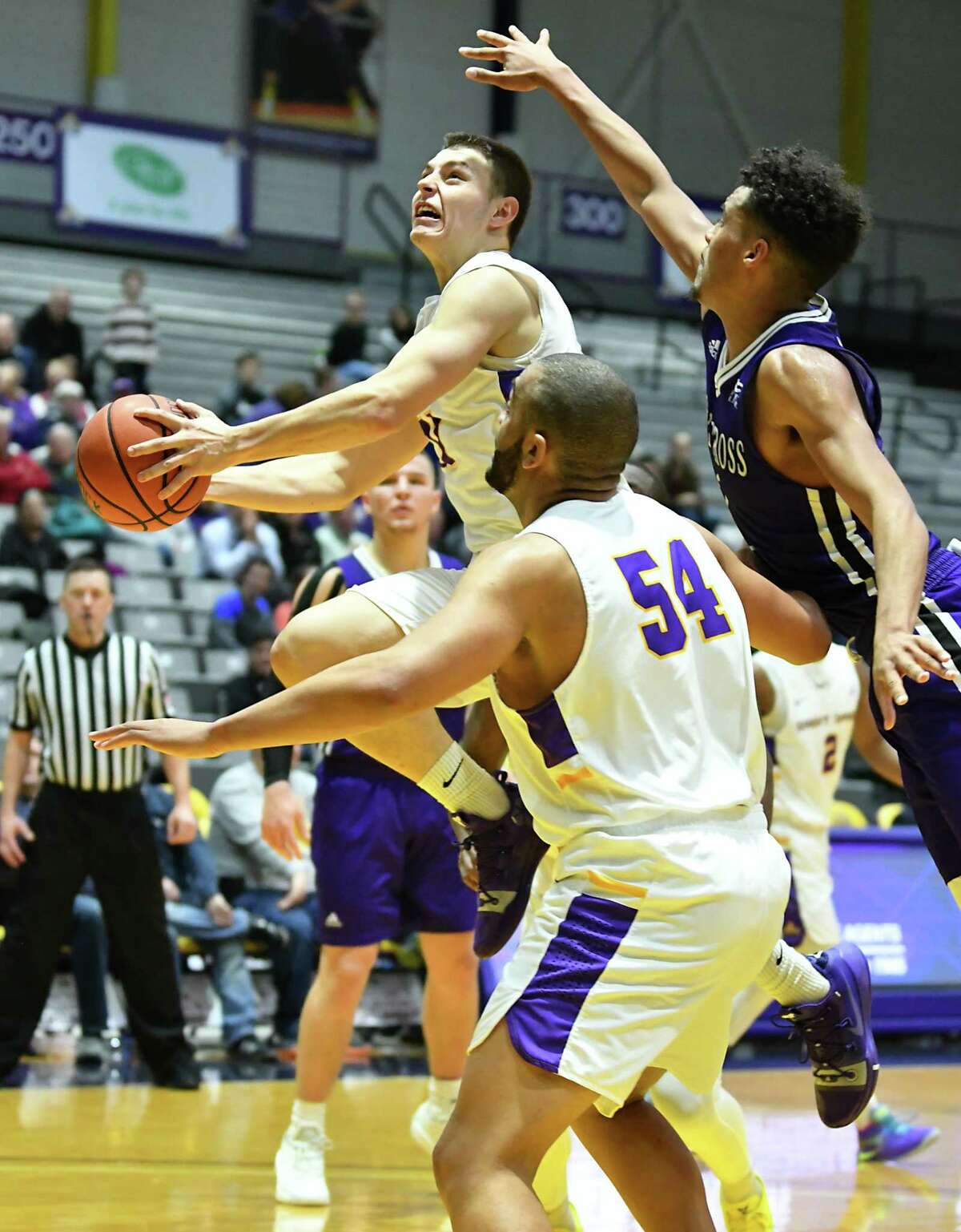 Cameron Healy earning his stripes at the foul line