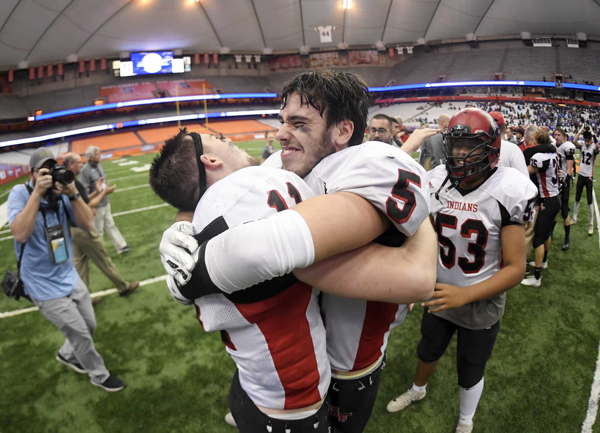 City revels as Indians return as champs