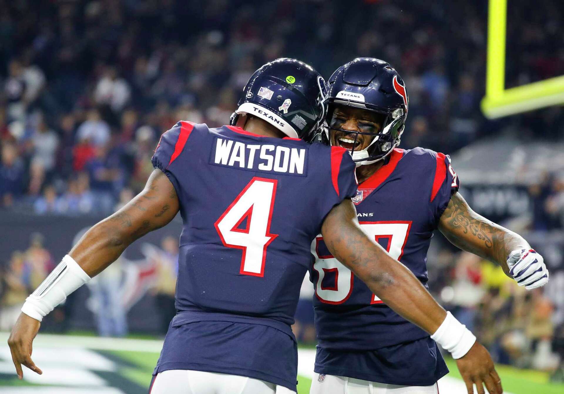 Texans keeping winning streak in perspective