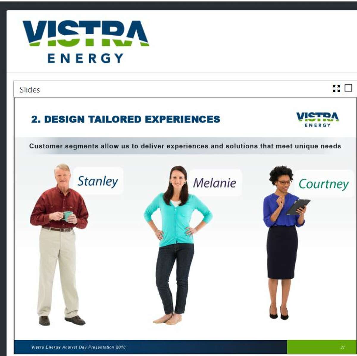 Vistra Energy profiles its customers into well-drawn personalities
