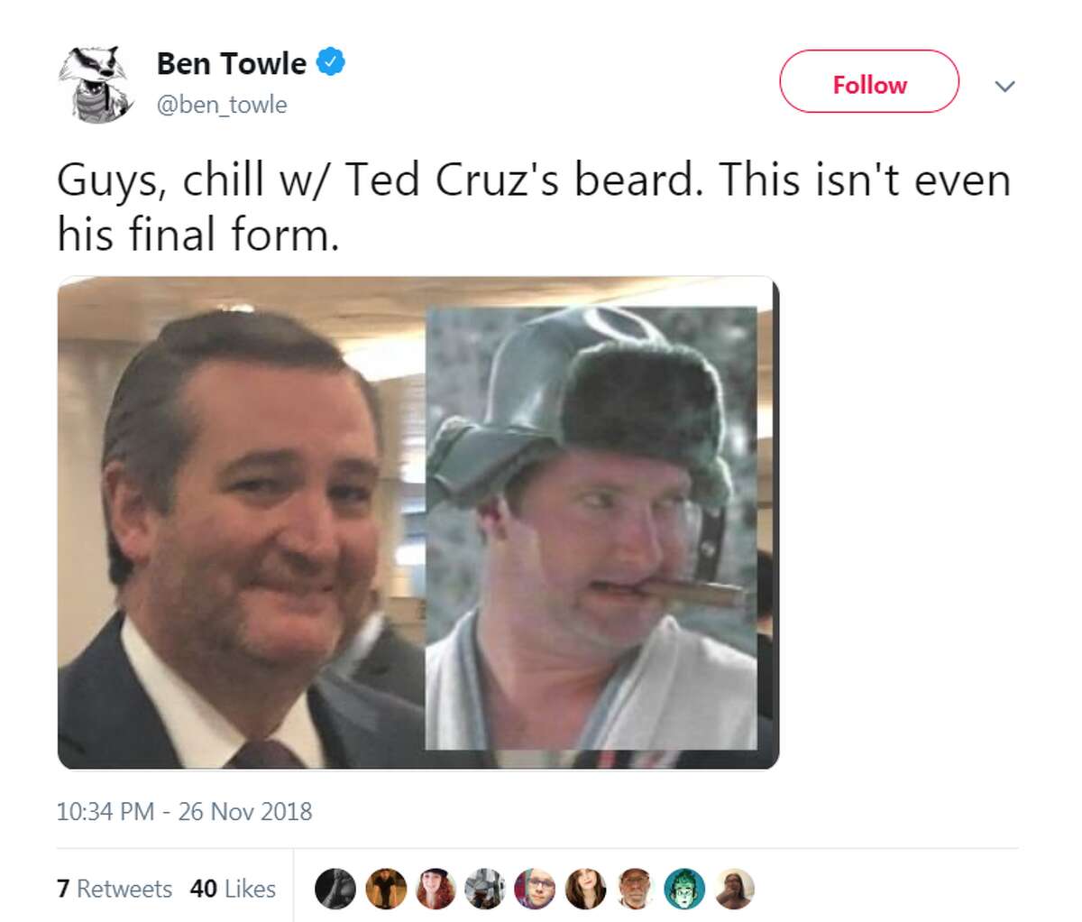 Ted Cruz's 3 day-old beard has social media freaking out